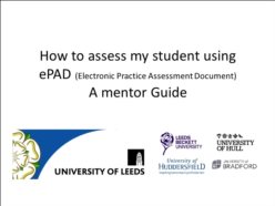 How to assess my student using ePAD - A Mentor guide v4