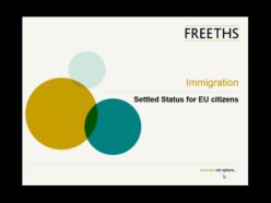 EU Settlement Scheme information session - 19 November 2018