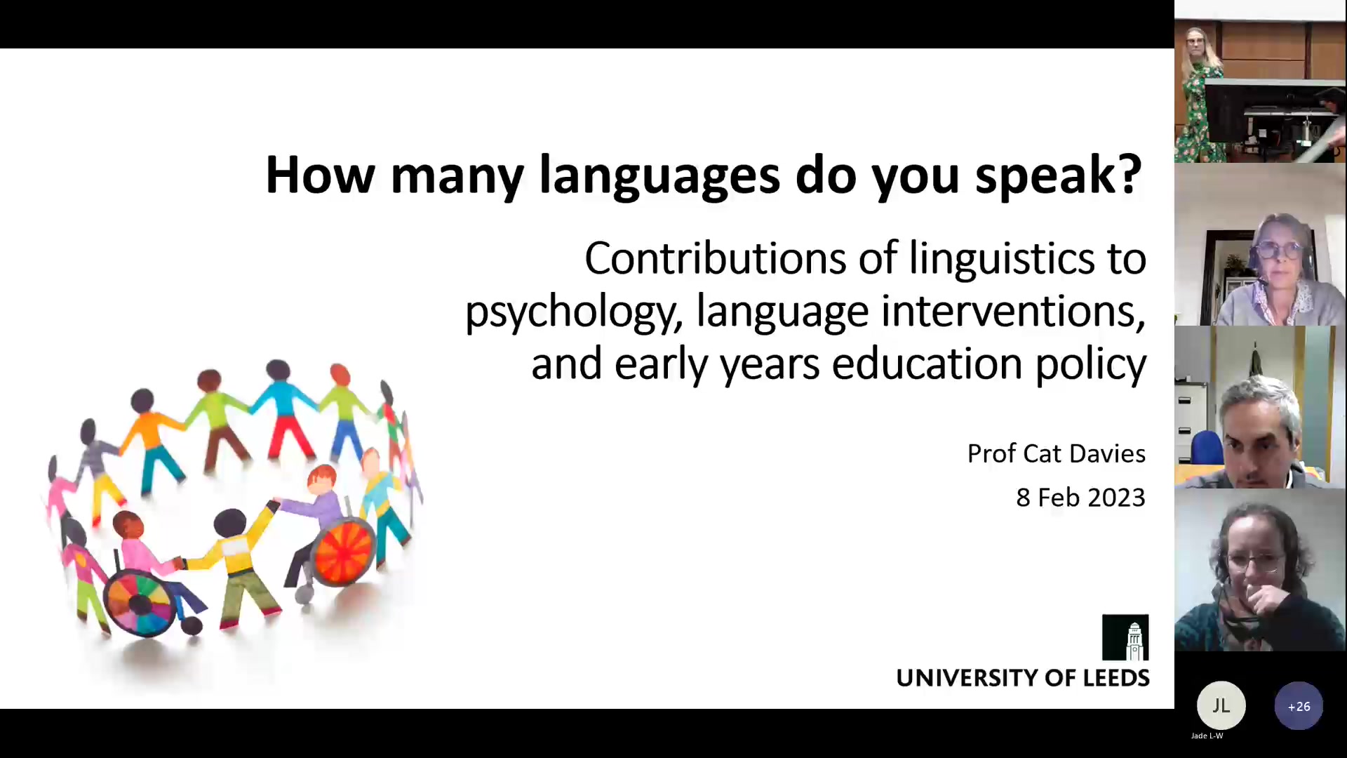 Inaugural Lecture of Professor Cat Davies