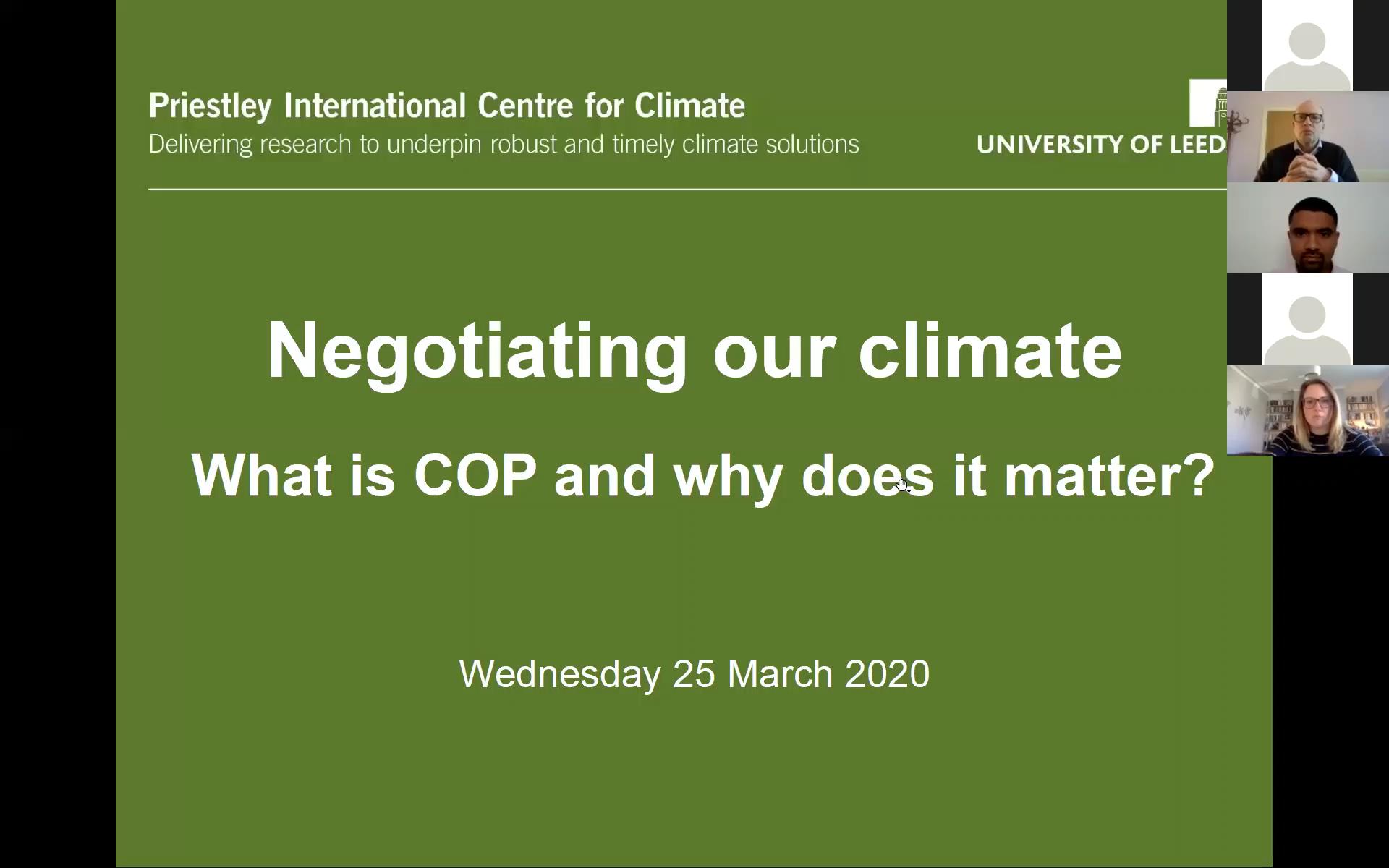 Negotiating our climate: what is COP and why does it matter?