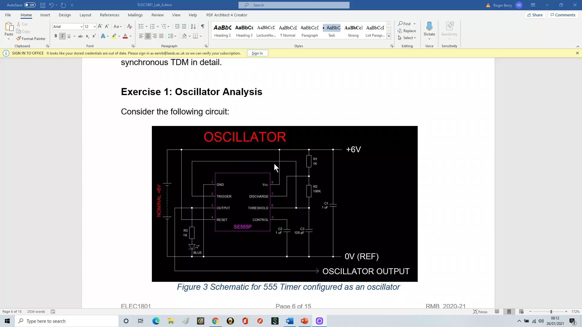 ELEC1801 Remote Lab 4 Exercise 1