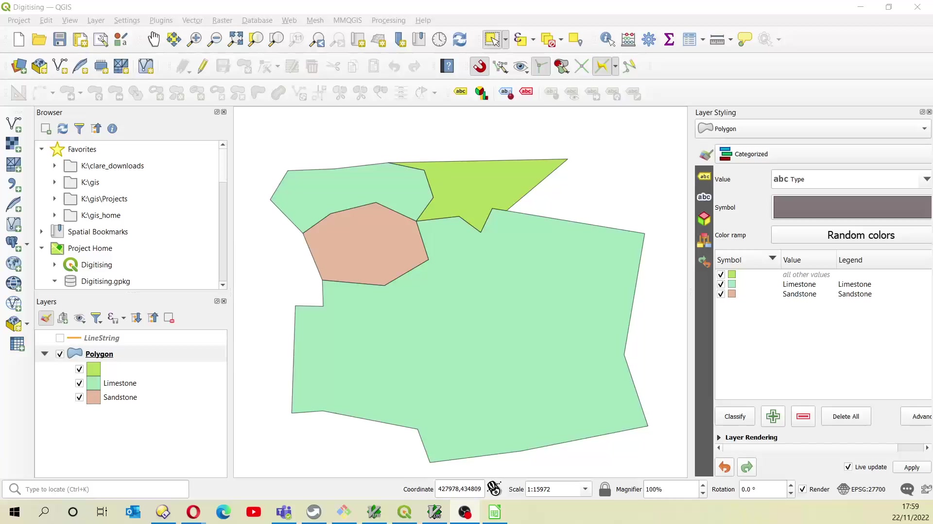 Adding or changing attributes in a feature class in QGIS