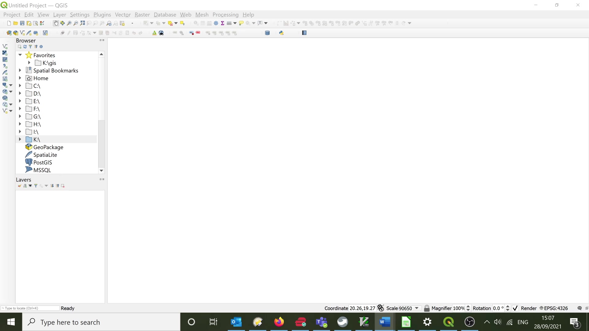 Adding an XYZ tile layer to QGIS