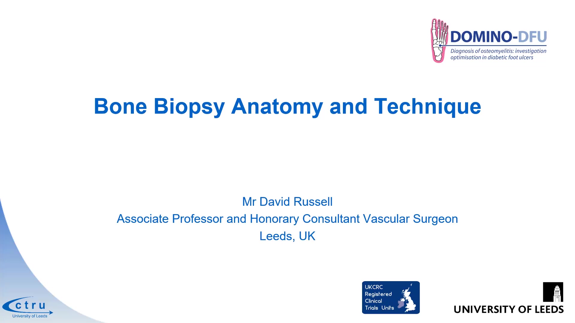 DOMINO-DFU bone biopsy training presentation v2