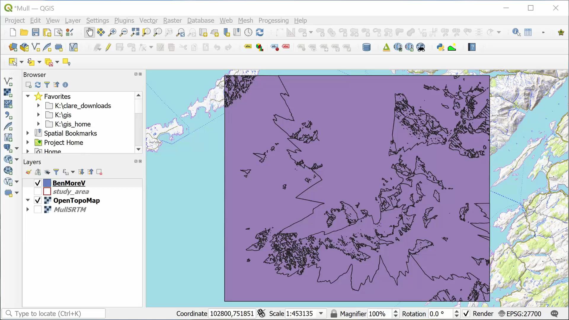 Extract by Expression with the toolbox in QGIS