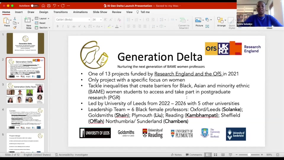 Introduction to the Generation Delta