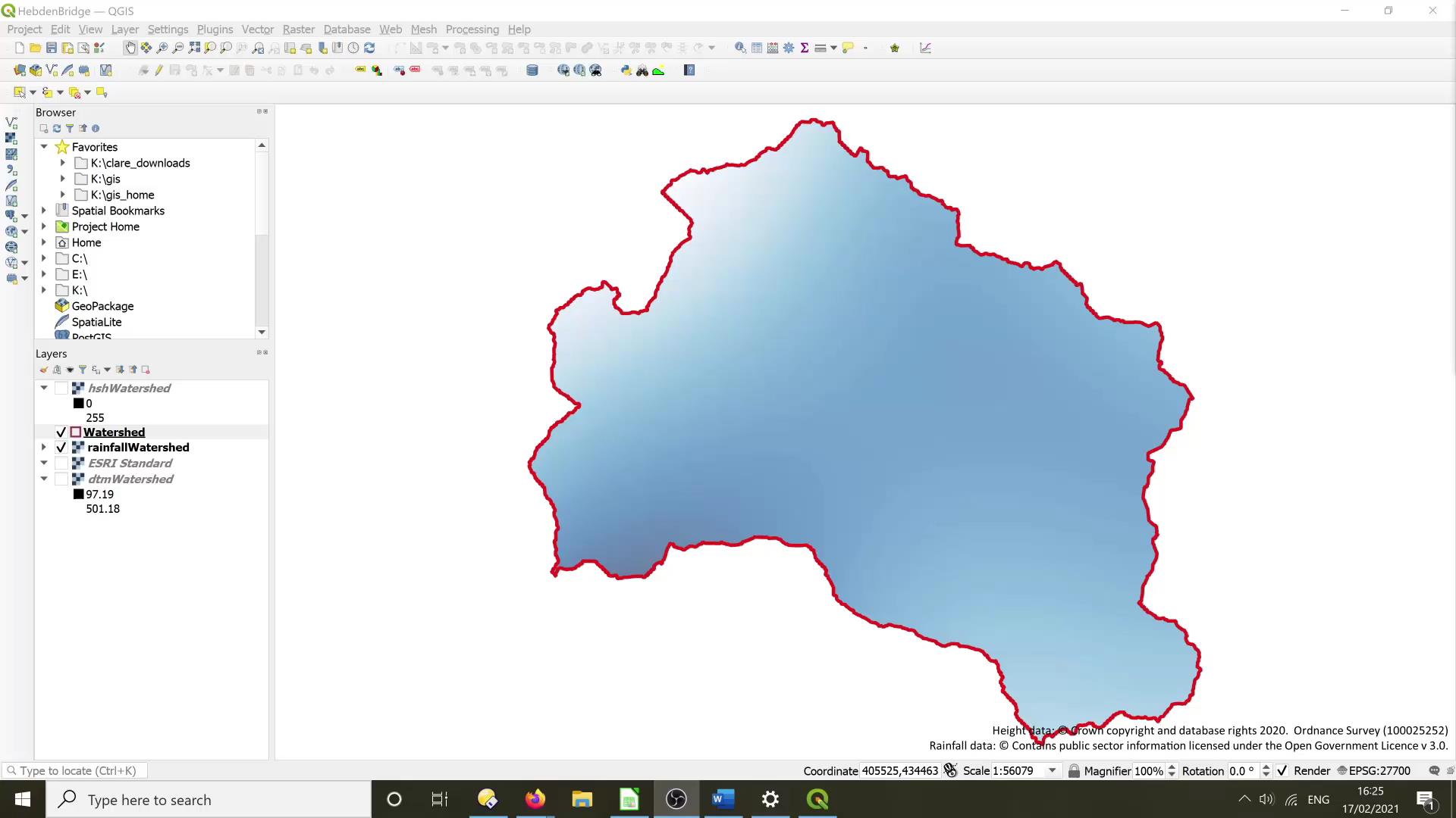 Setting a mask with the raster calculator in QGIS