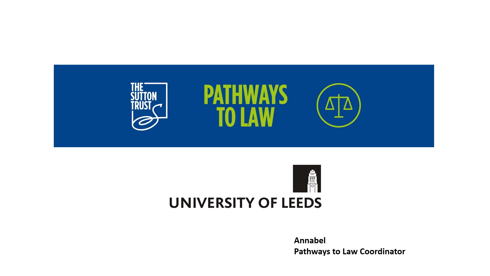 Pathways to Law recruitment talk 2021