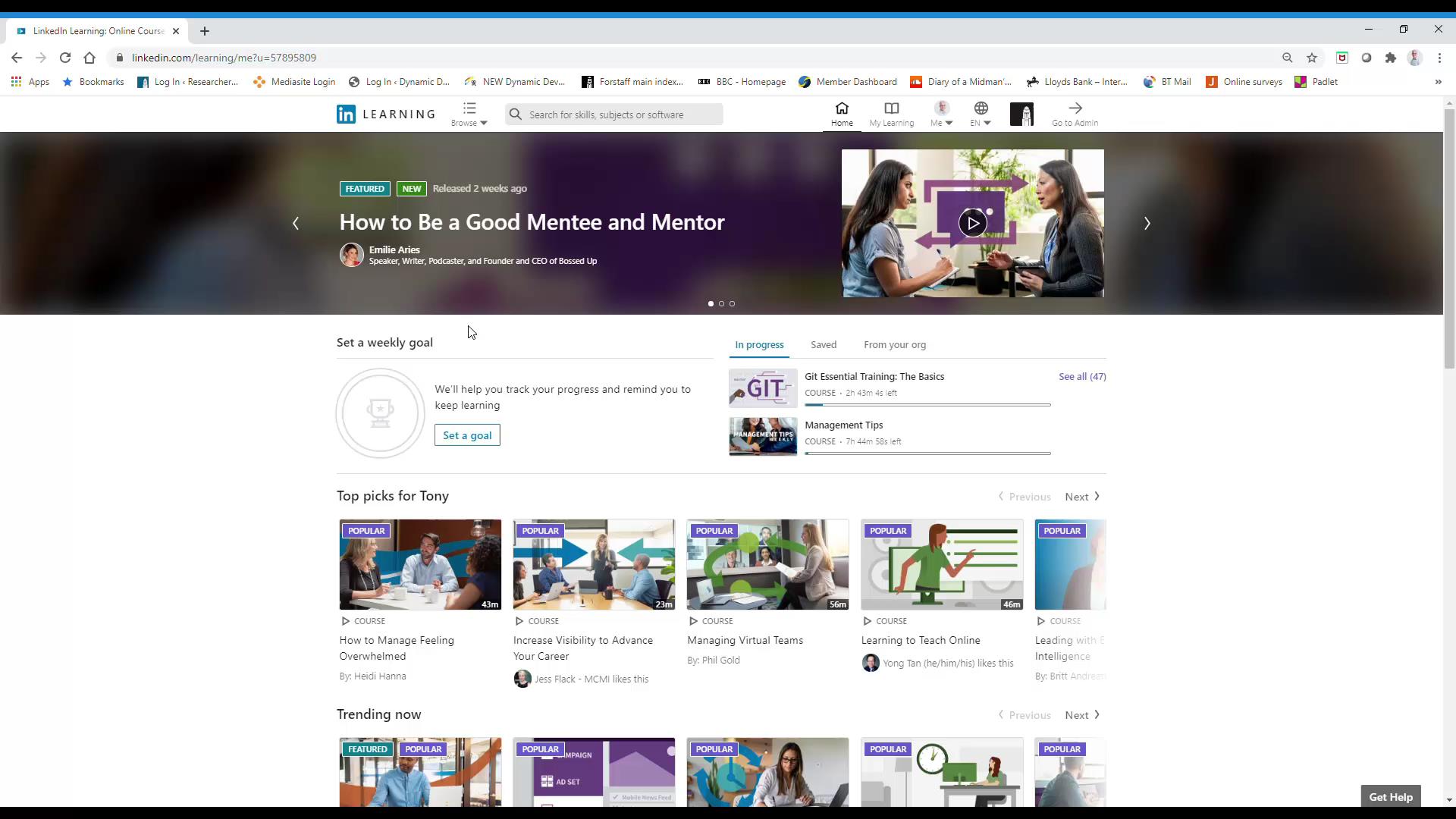 Finding Leeds Content in LinkedIn Learning