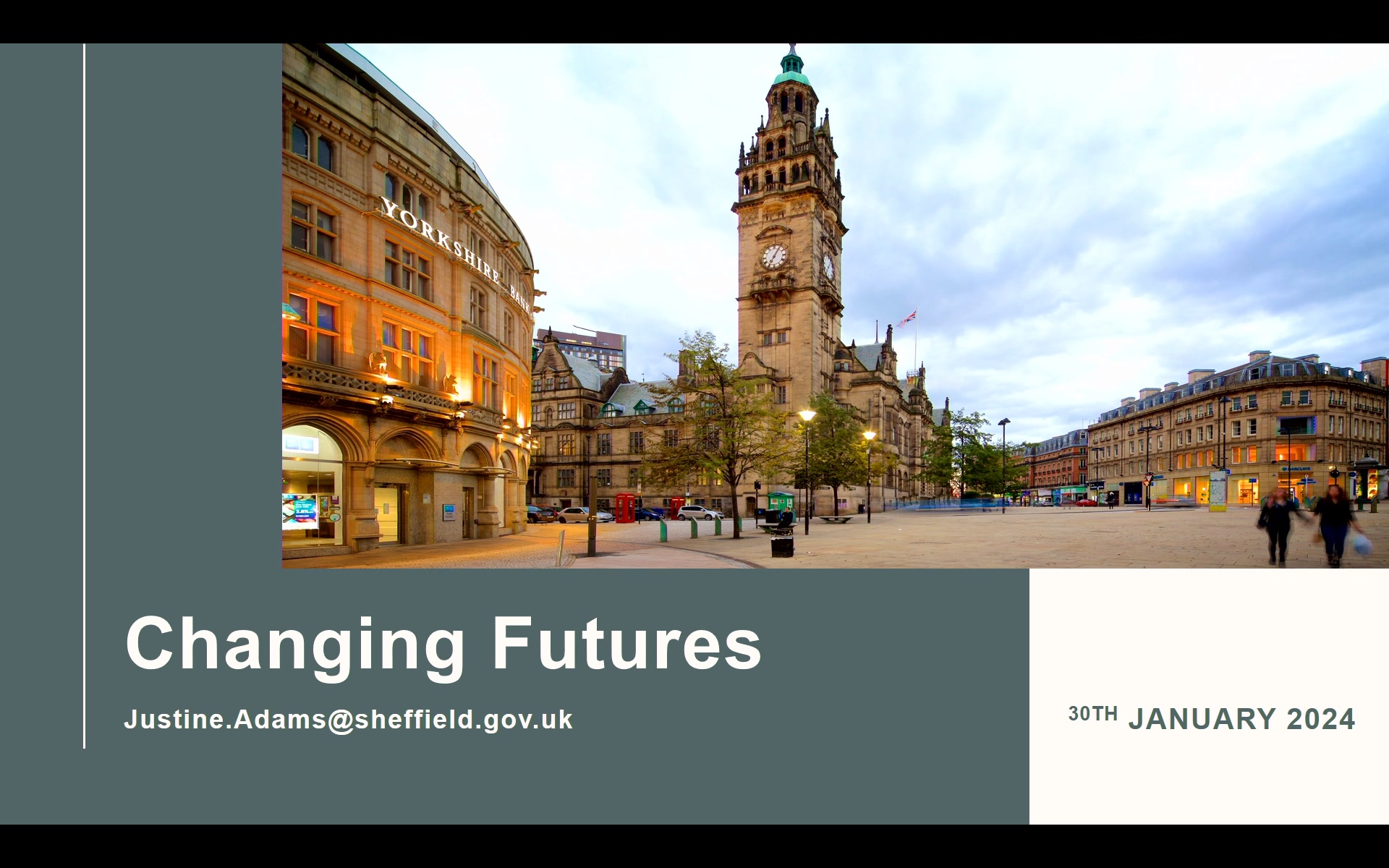 Justine Adams – Sheffield Changing Futures Programme