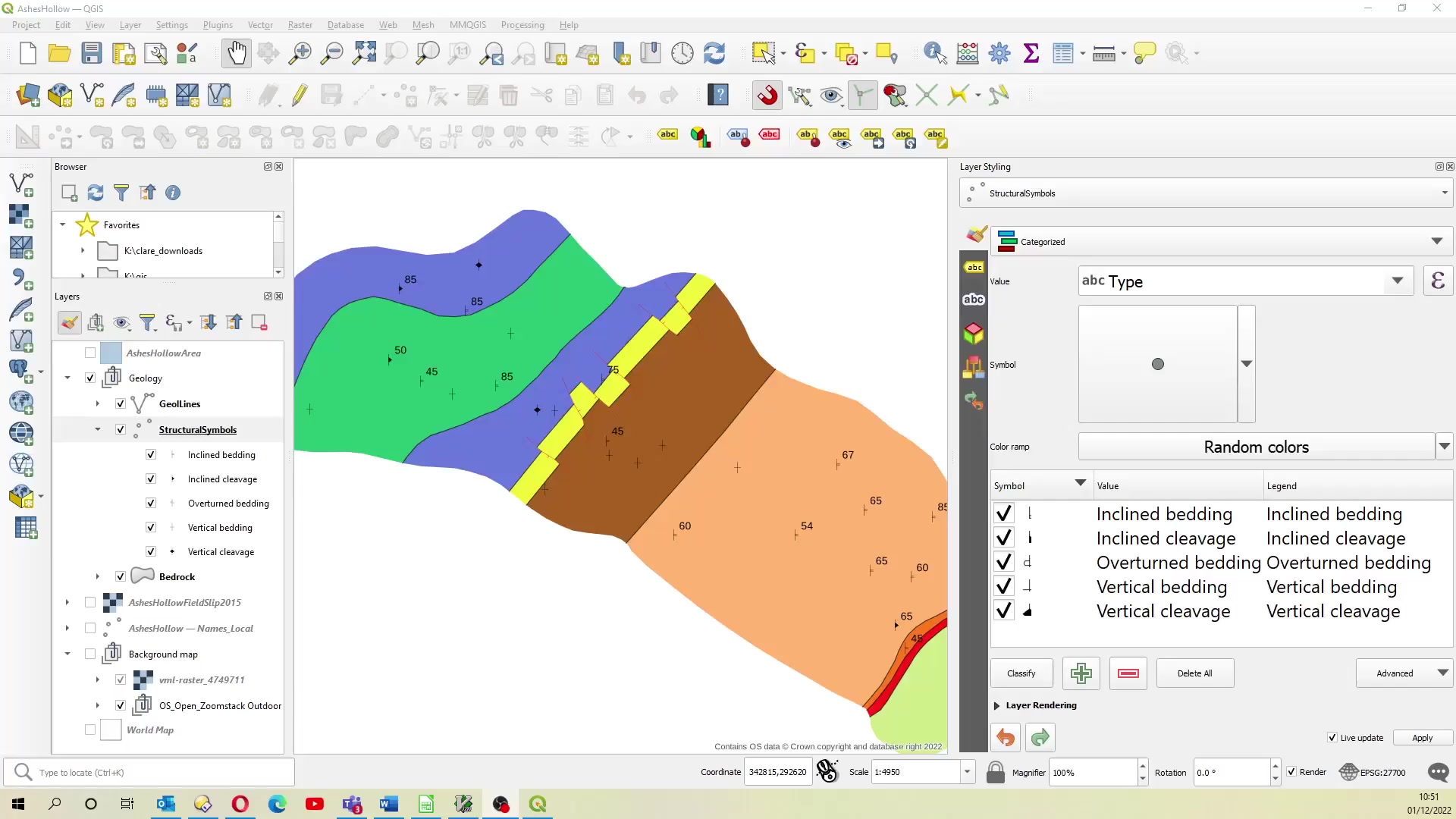 Rotating point symbols in QGIS