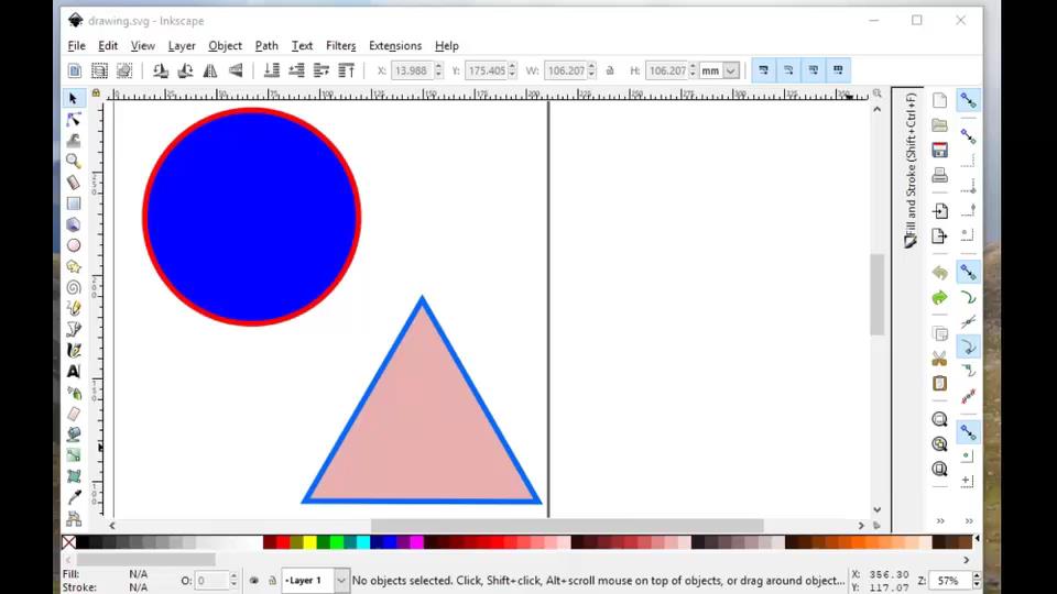 Inkscape: Matching and setting colours