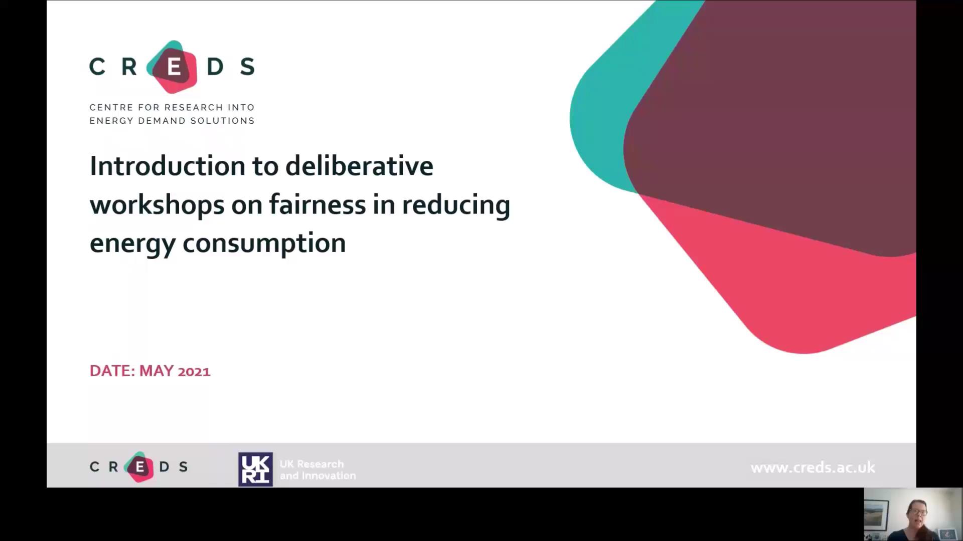 Energy workshop introduction